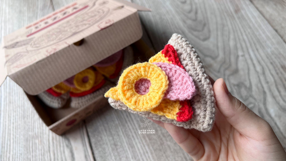 Pizza Slice – Let's Yarn Over Over