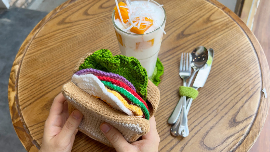 Sandwich Coaster Set – Let's Yarn Over Over